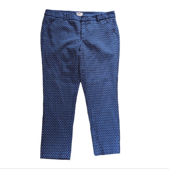 Merona | Pants & Jumpsuits | Merona Blue Geo Harper Pixie Pant Sz6 ...